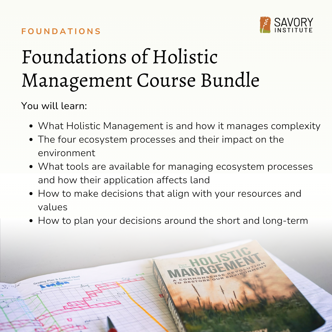 Foundations of Holistic Management Bundle | Savory Institute